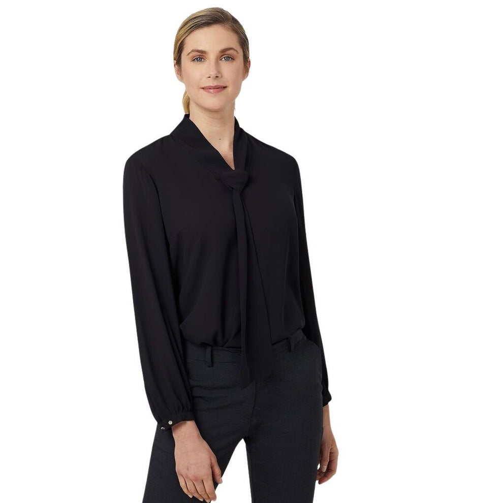NNT CATUL2 Georgie Tie Neck Blouse – Coalface